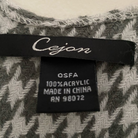 Cejon | Sweaters | Houndstooth Shawl | Poshmark